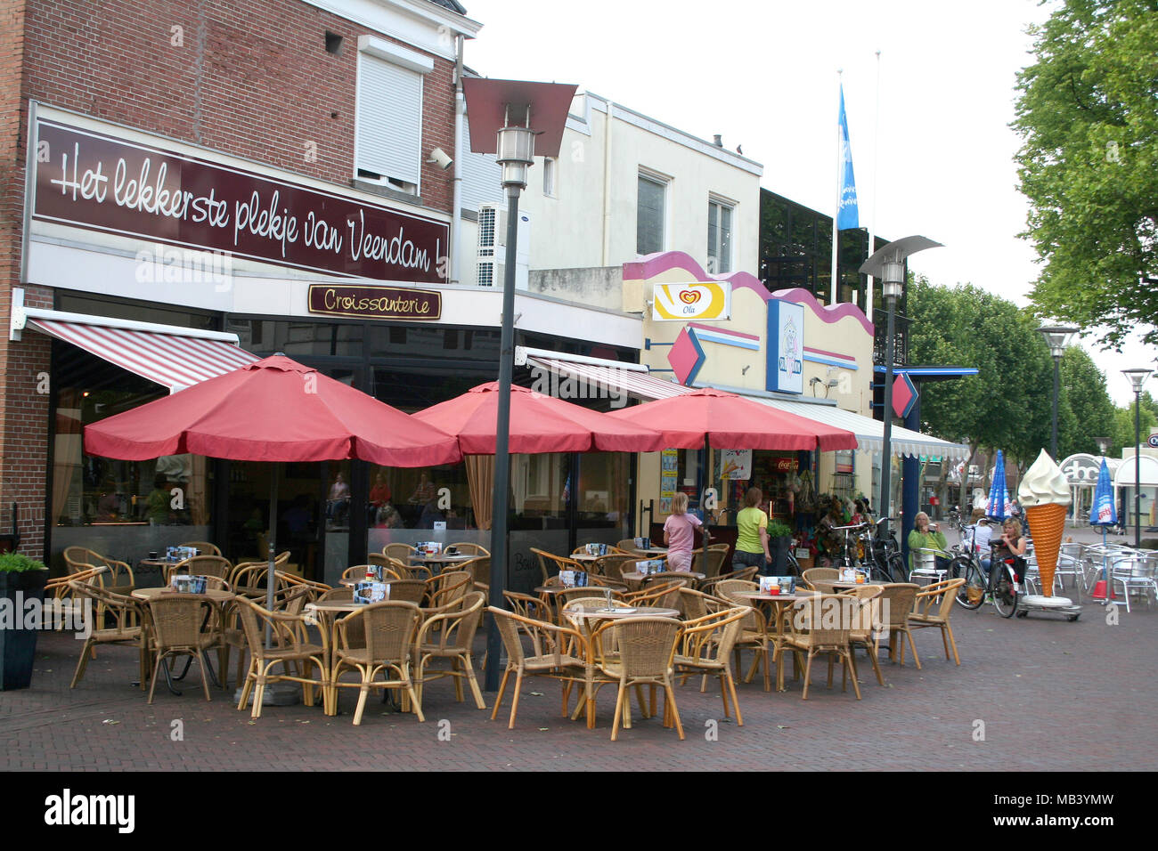 Netherlands,Groningen,Veendam,july 2016: City view of Veendam Stock ...