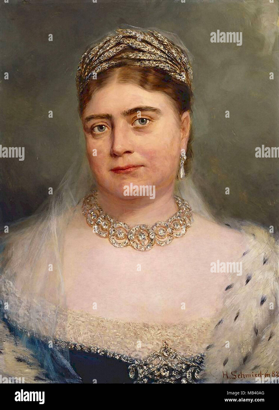 Schmiechen Hermann - Princess Mary Adelaide Duchess of Teck Stock Photo ...