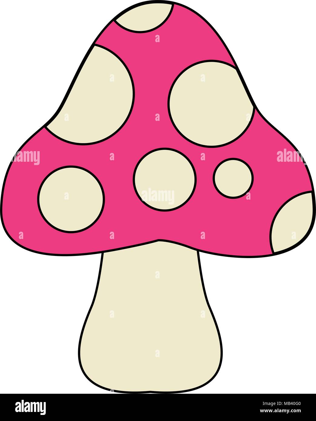 Isolated fungus cartoon Stock Vector Image & Art - Alamy