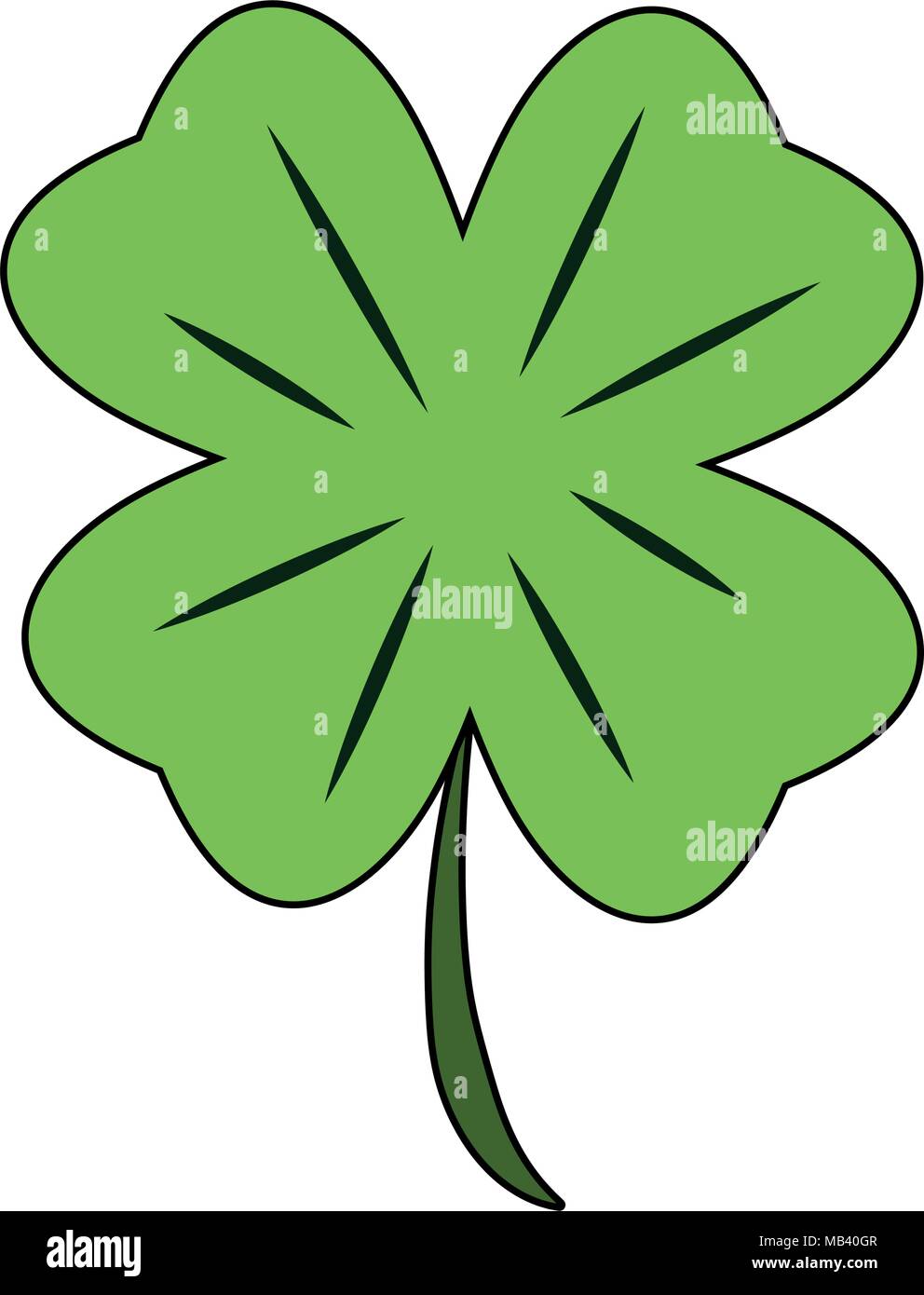 Clover shamrock symbol Stock Vector Image & Art - Alamy