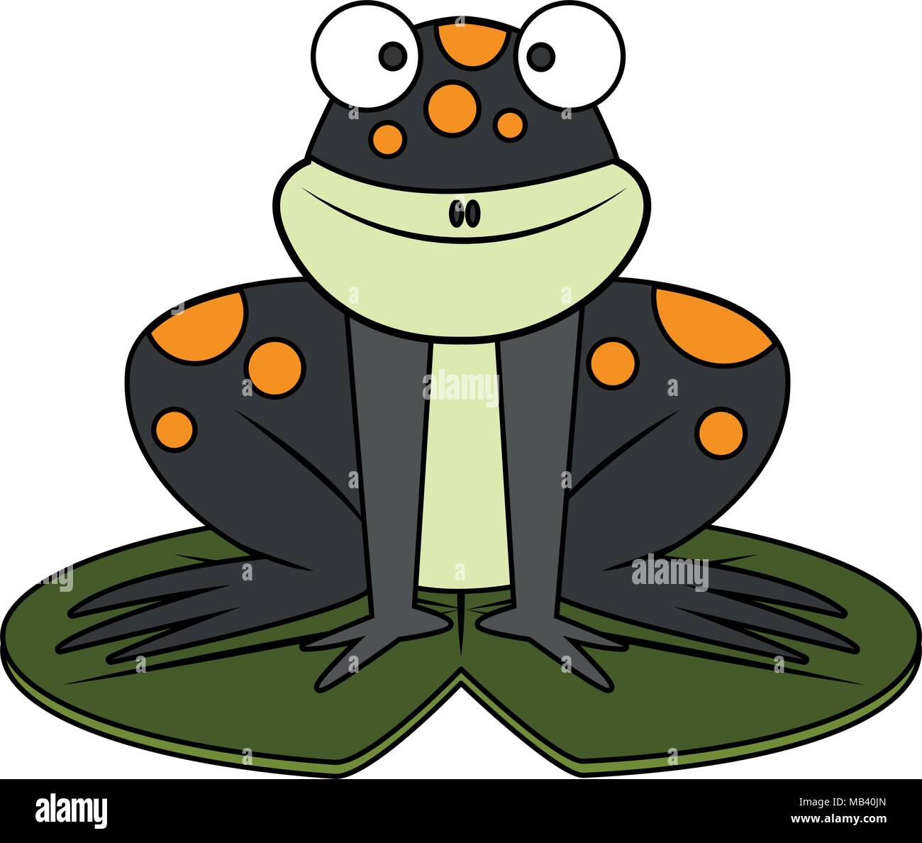 Frog cartoon isolated Stock Vector Image & Art - Alamy