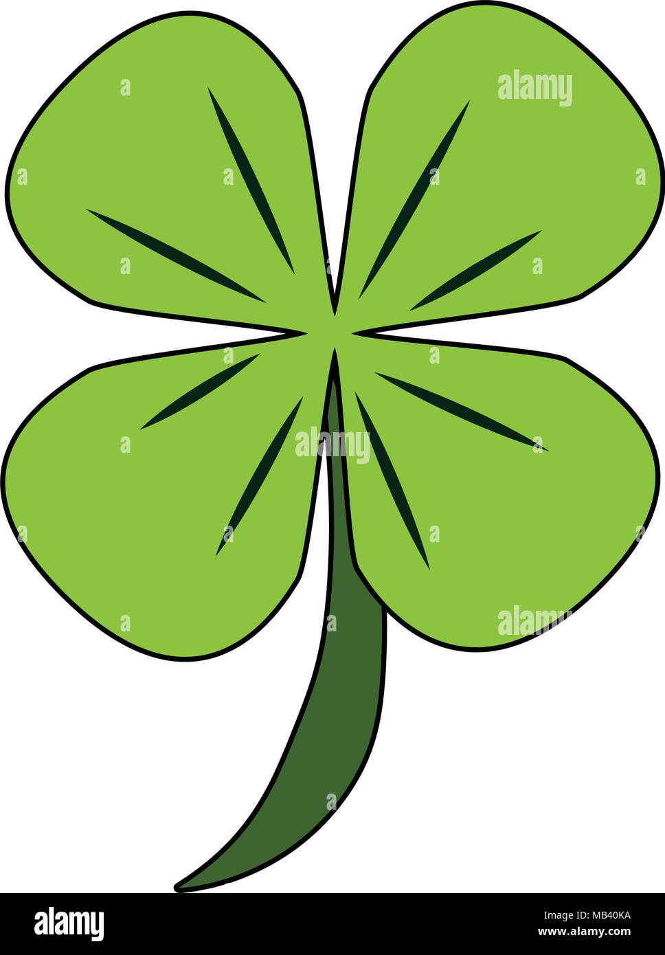Clover shamrock symbol Stock Vector Image & Art - Alamy