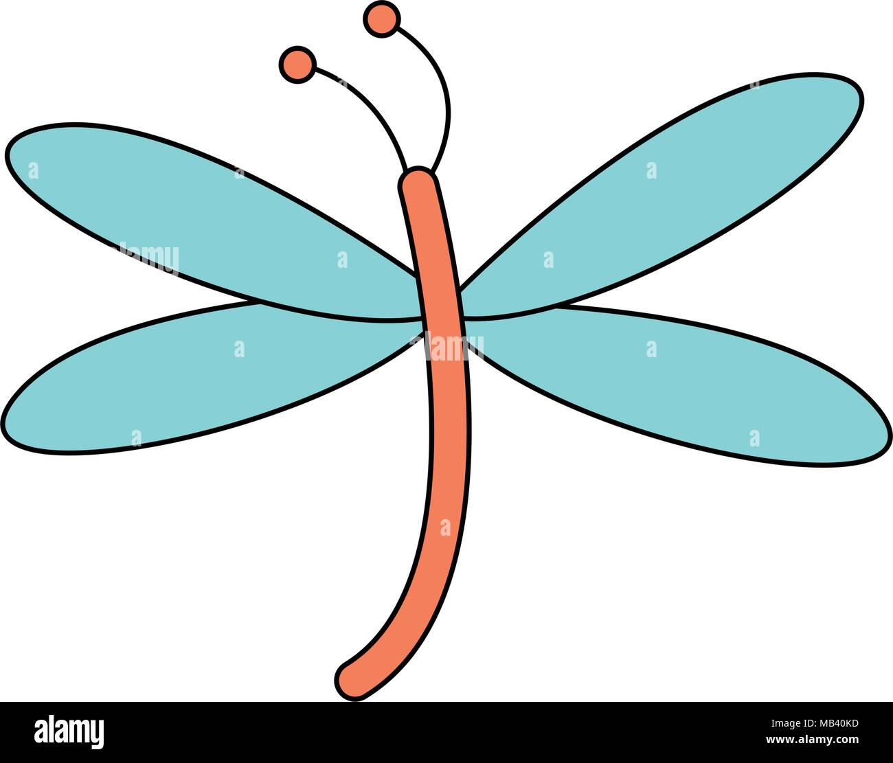 Dragon fly cartoon Stock Vector Image & Art - Alamy