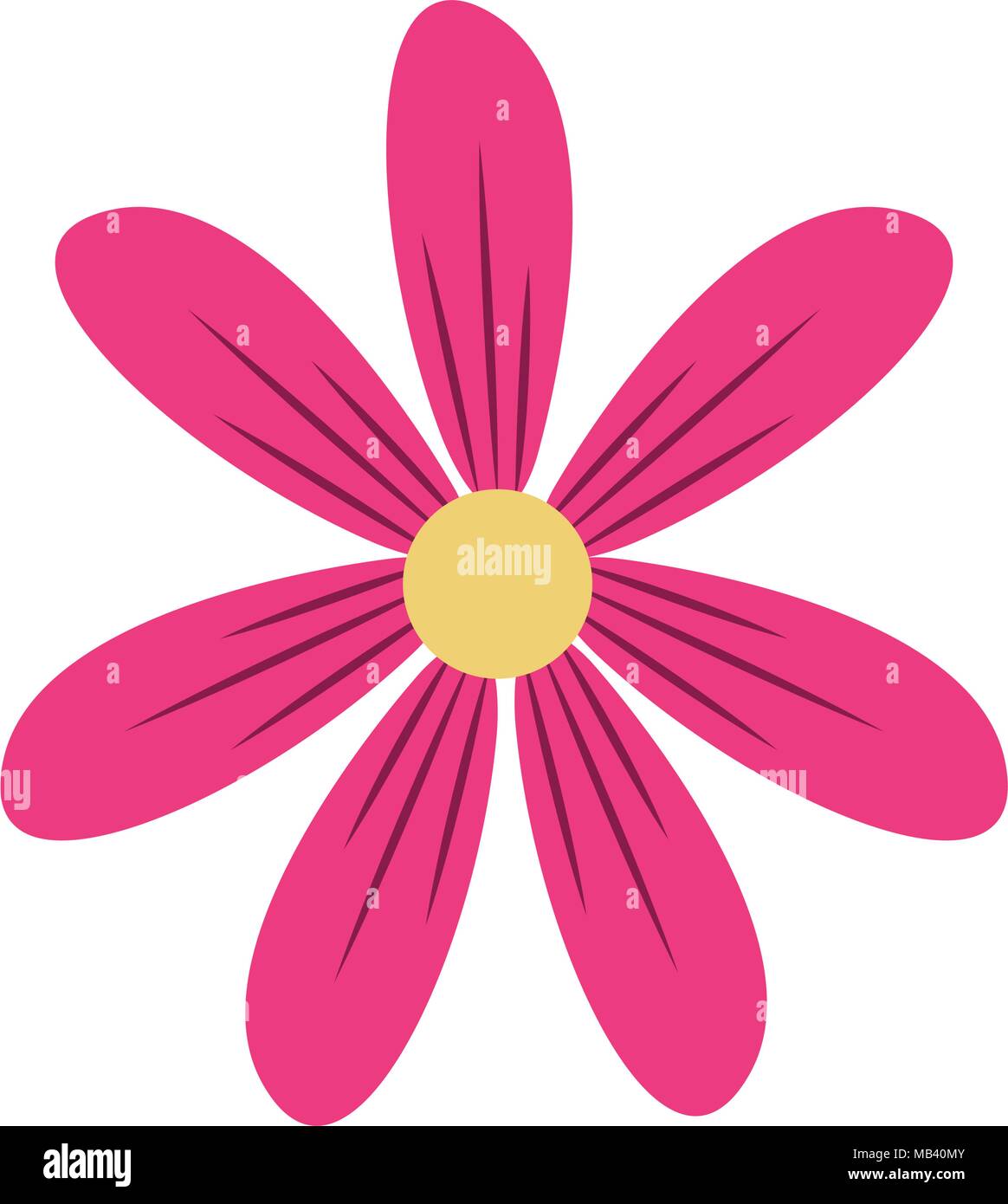 Beautiful flower cartoon Stock Vector Image & Art - Alamy