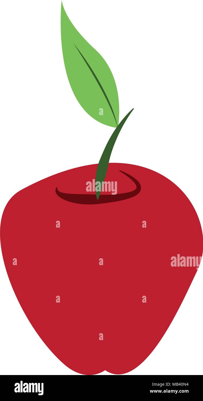 Apple cartoon isolated Stock Vector Image & Art - Alamy