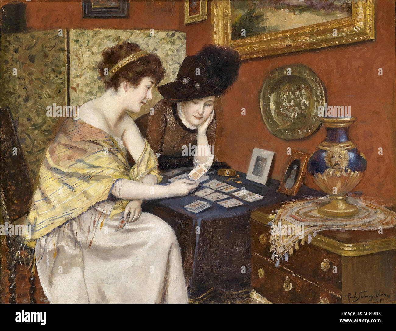 Spangenberg painting hi-res stock photography and images - Alamy