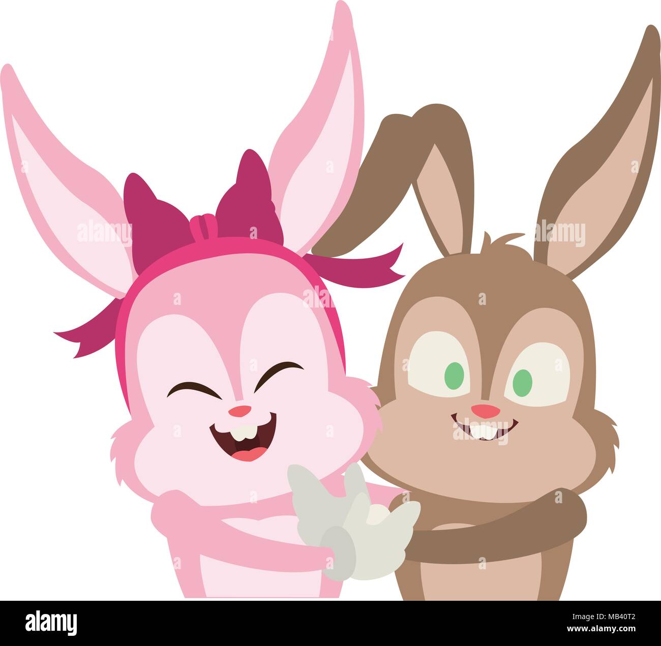 Rabbits cartoons hi-res stock photography and images - Alamy