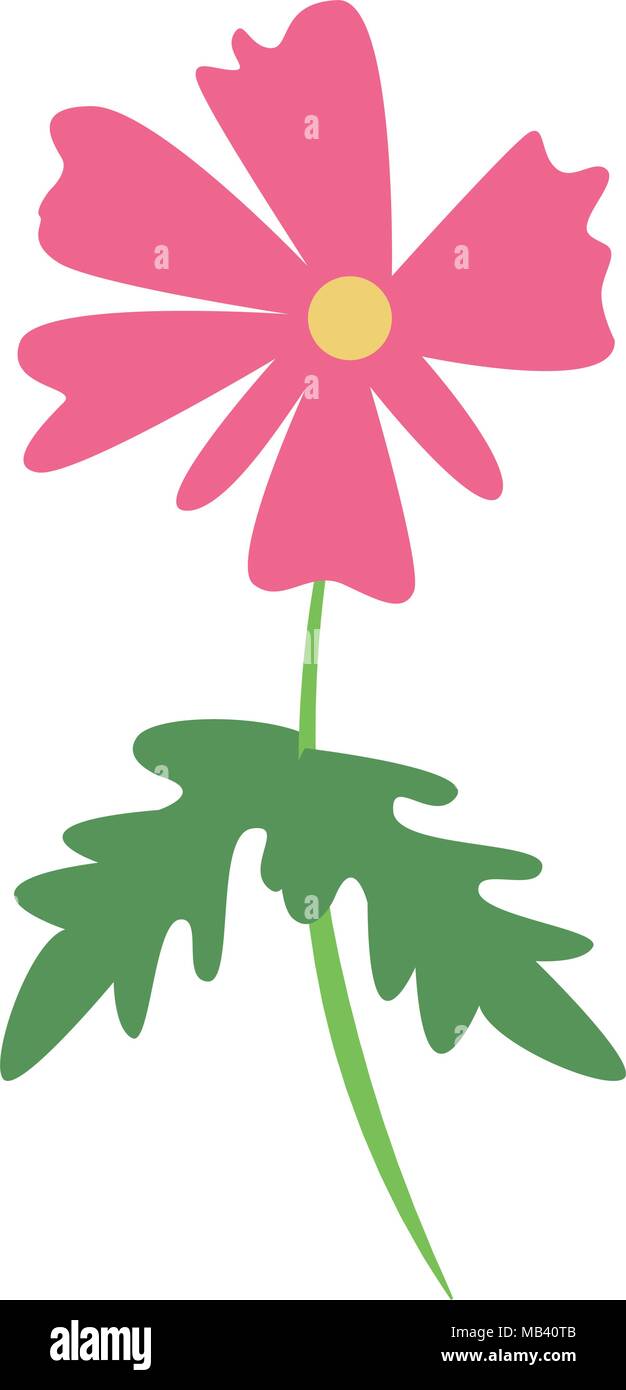 Beautiful flower cartoon Stock Vector Image & Art - Alamy