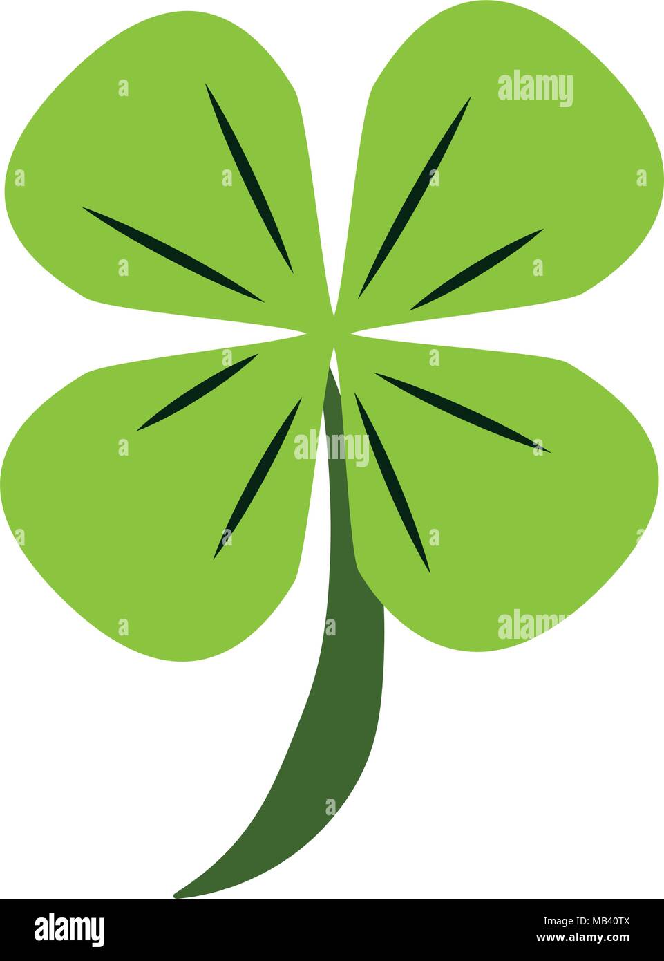 Clover shamrock symbol Stock Vector Image & Art - Alamy
