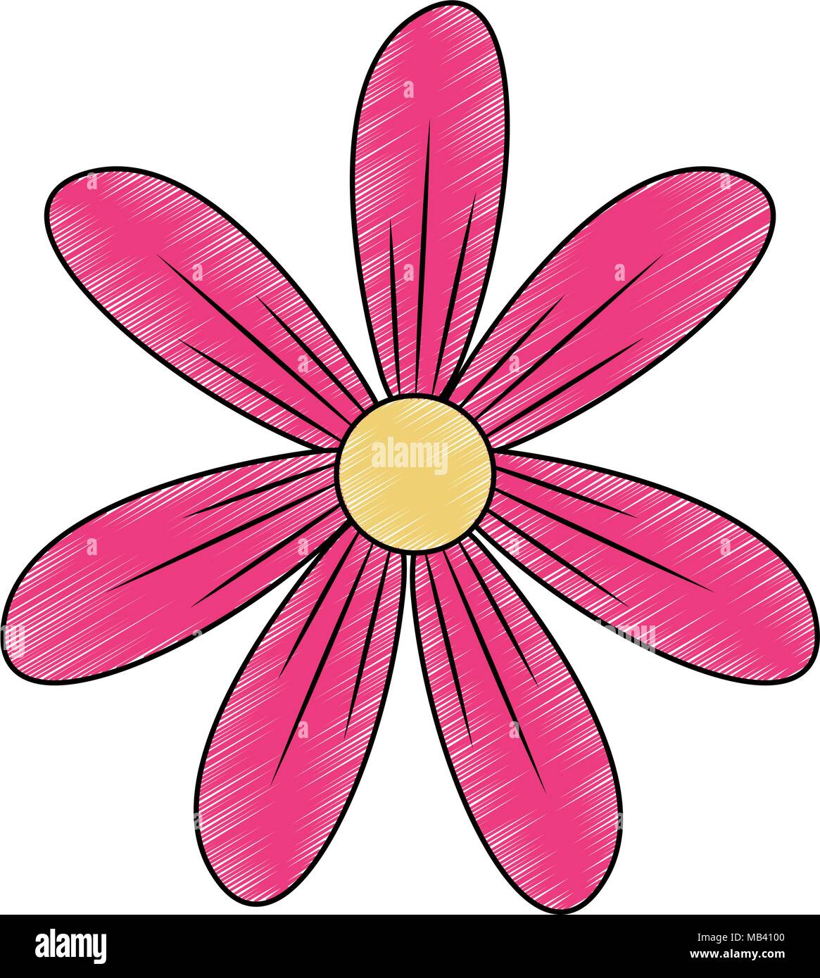 Beautiful flower cartoon Stock Vector Image & Art - Alamy