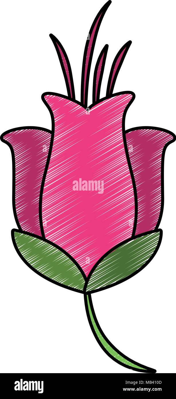 Beautiful flower cartoon Stock Vector Image & Art - Alamy