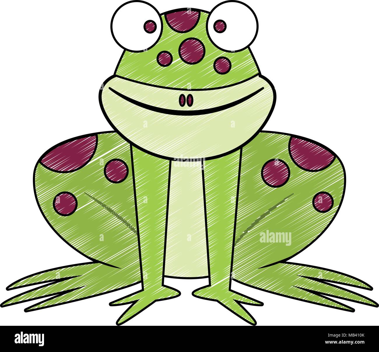 Frog cartoon isolated Stock Vector Image & Art - Alamy