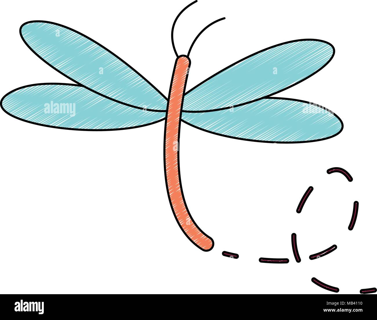 Dragon fly cartoon Stock Vector Image & Art - Alamy