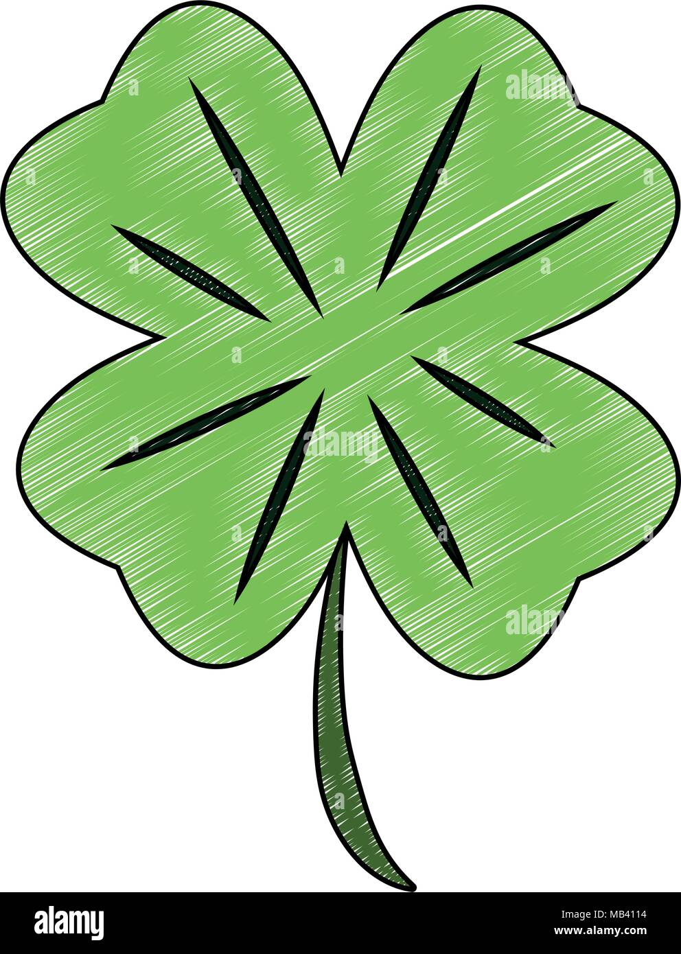 Clover shamrock symbol Stock Vector Image & Art - Alamy