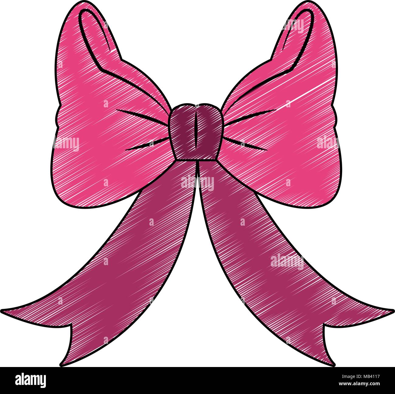 Decorative bow isolated Stock Vector Image & Art - Alamy