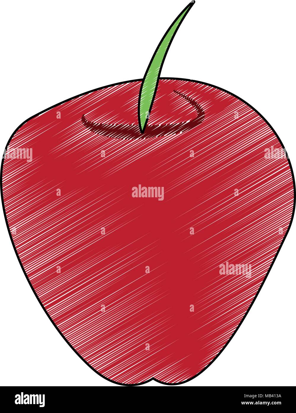 Apple cartoon isolated Stock Vector Image & Art - Alamy