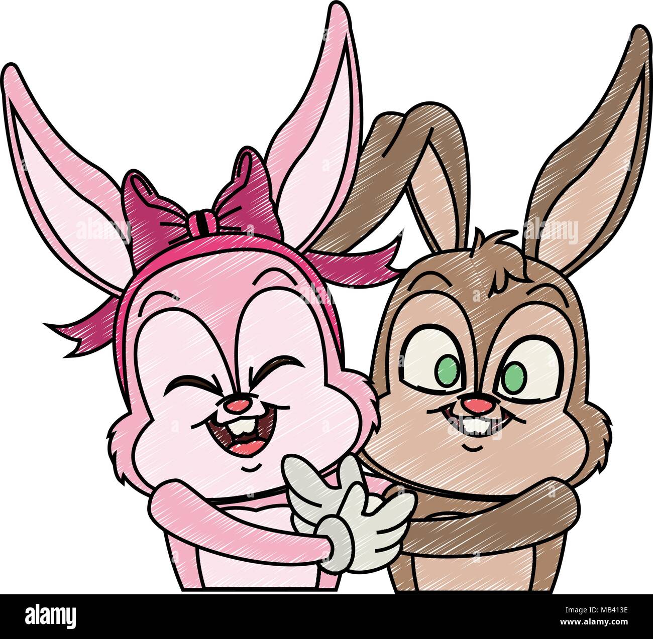 Beatiful rabbits cartoons Stock Vector Image & Art - Alamy