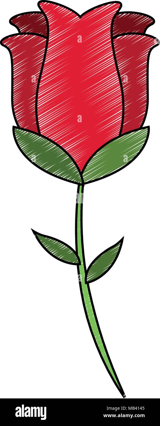 Beautiful flower cartoon Stock Vector Image & Art - Alamy