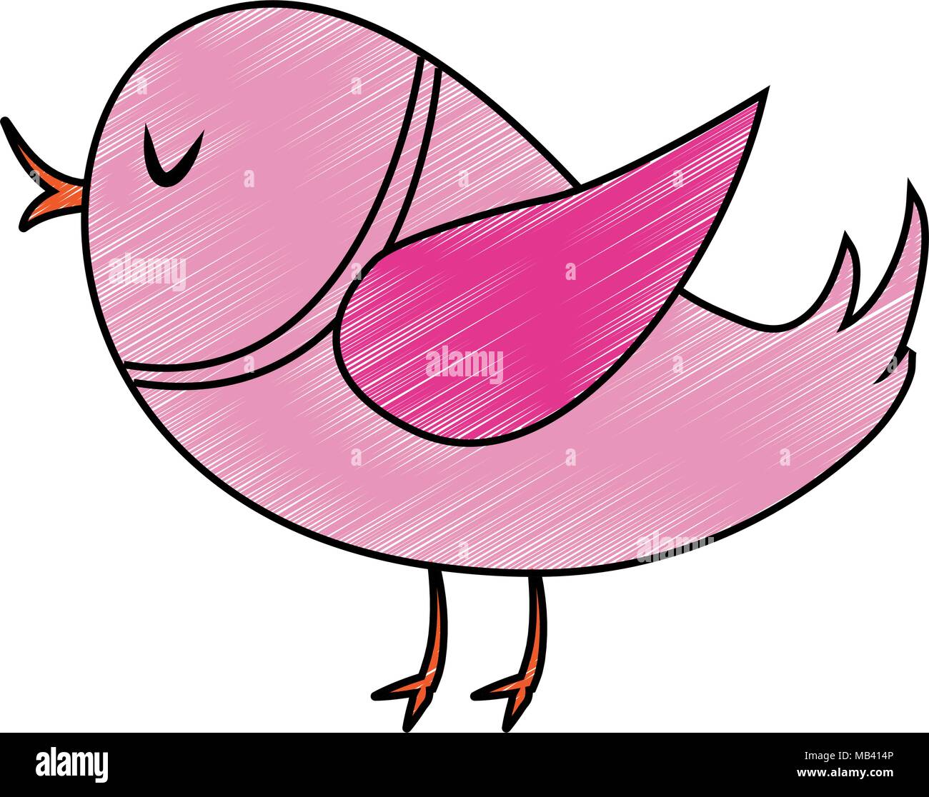 Cute bird cartoon Stock Vector Image & Art - Alamy