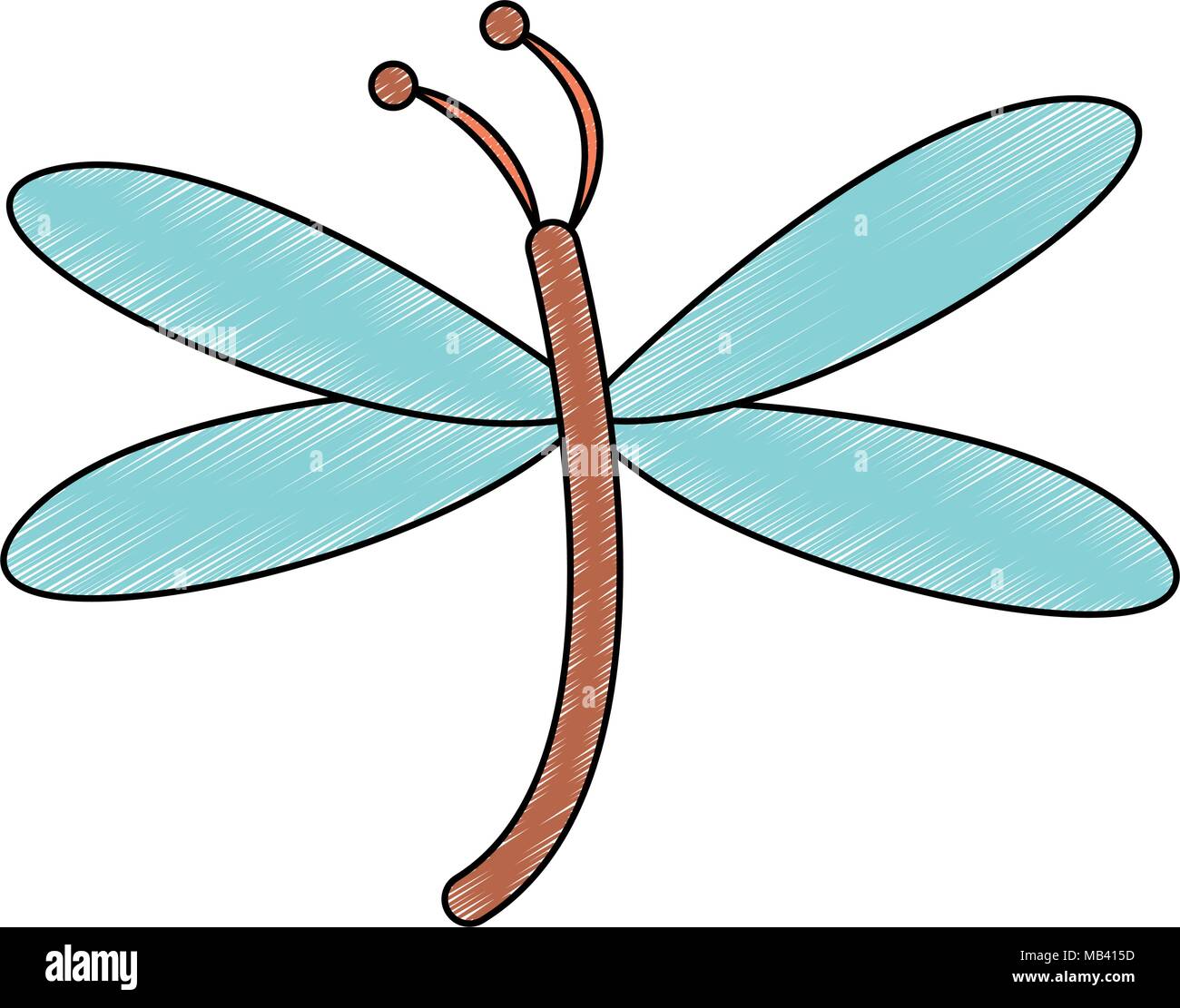Dragon fly cartoon Stock Vector Image & Art - Alamy