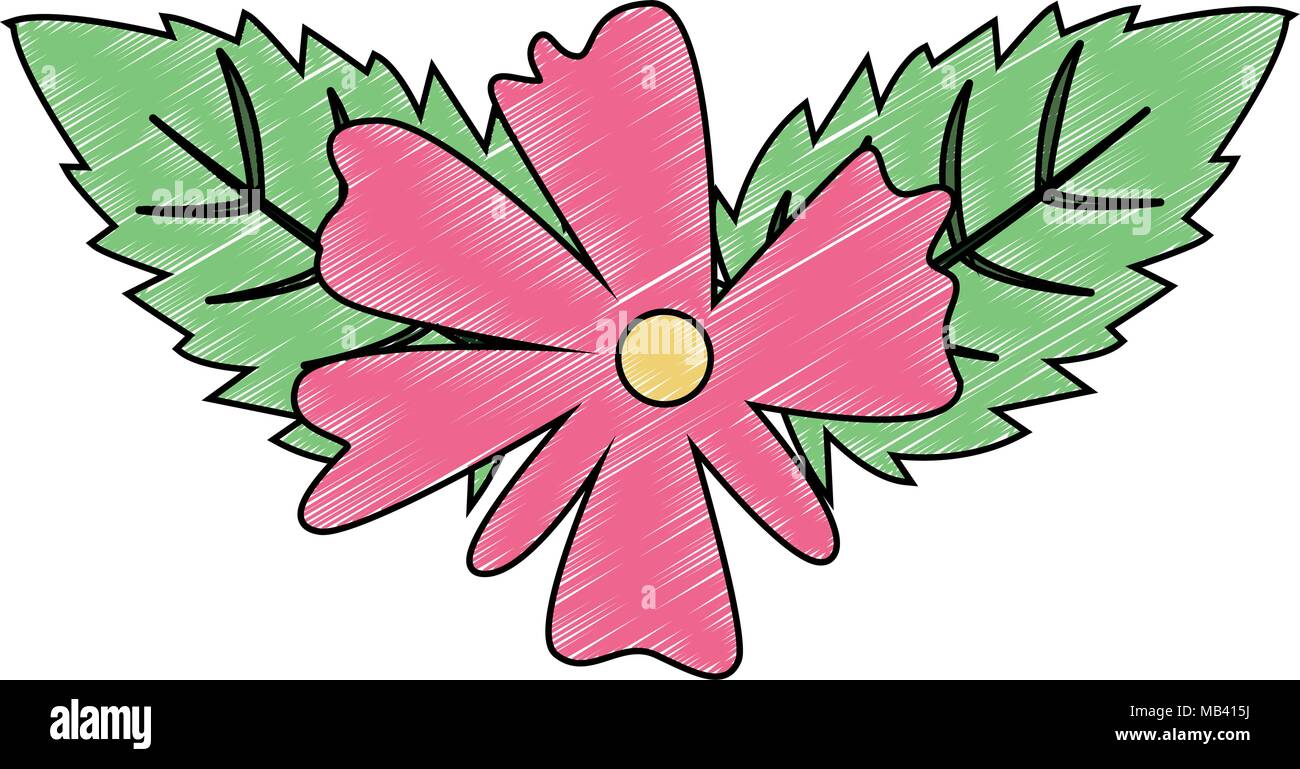 Beautiful flower cartoon Stock Vector Image & Art - Alamy