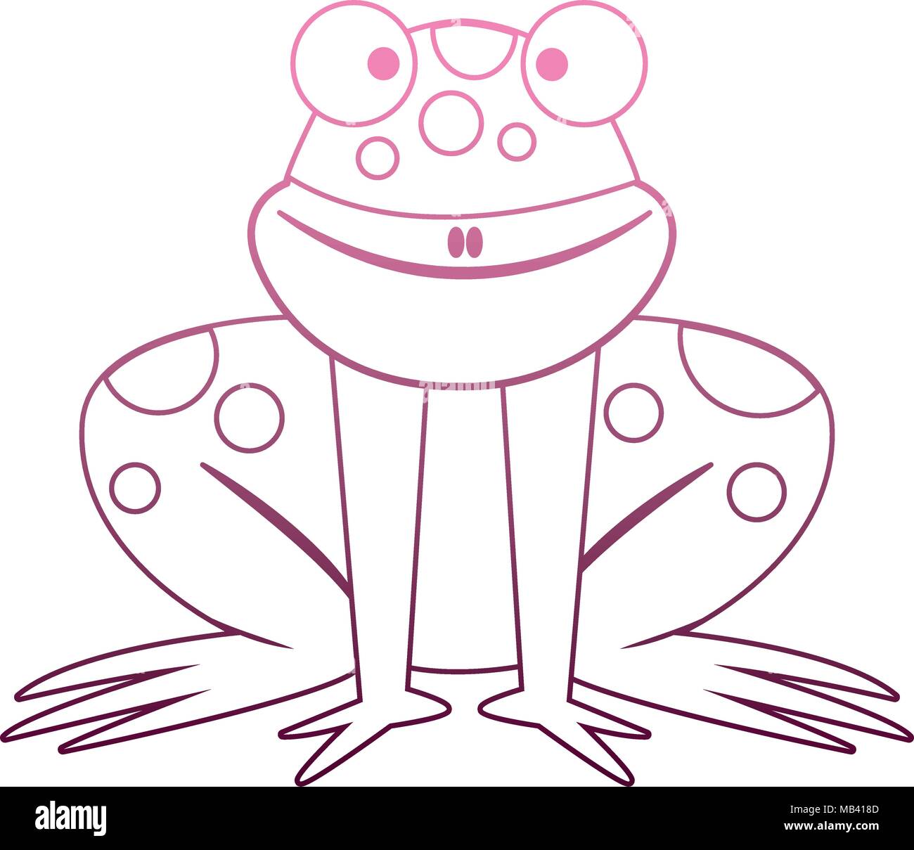 Purple frog Stock Vector Images - Alamy