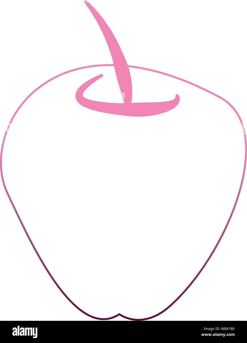 Apple cartoon isolated Stock Vector Image & Art - Alamy