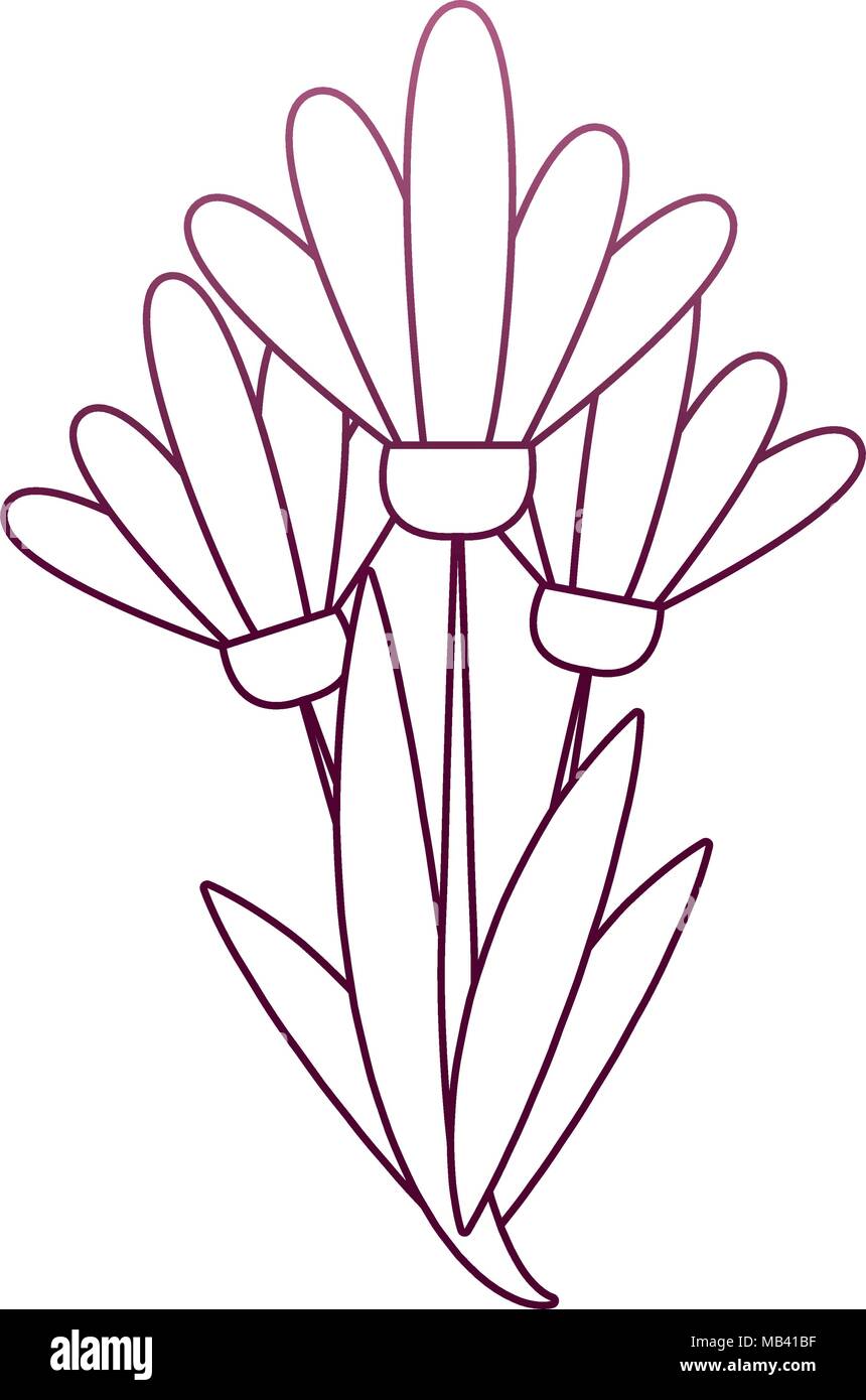 Beautiful flower cartoon Stock Vector Image & Art - Alamy