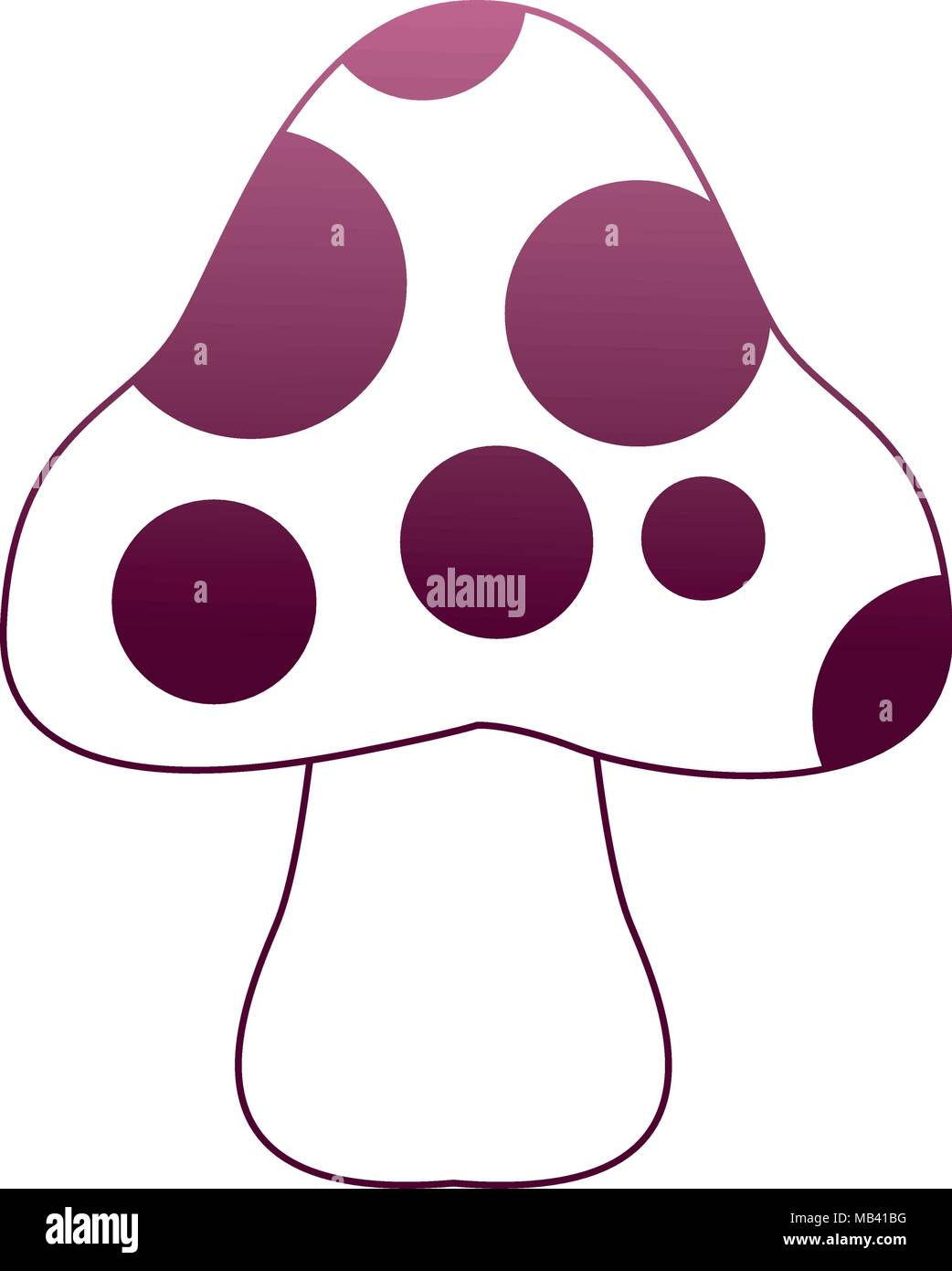 Isolated fungus cartoon Stock Vector Image & Art - Alamy