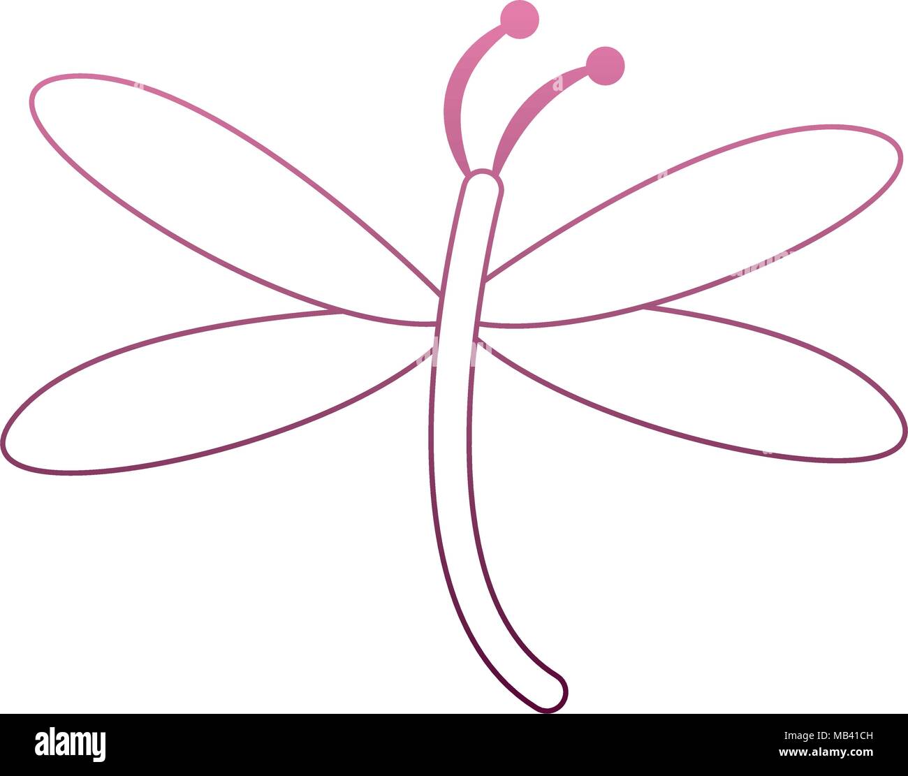 Dragon fly cartoon Stock Vector Image & Art - Alamy