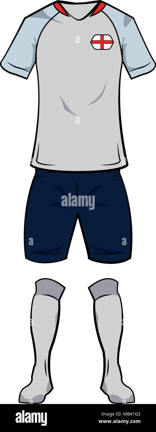 England soccer sport wear Stock Vector Image & Art - Alamy