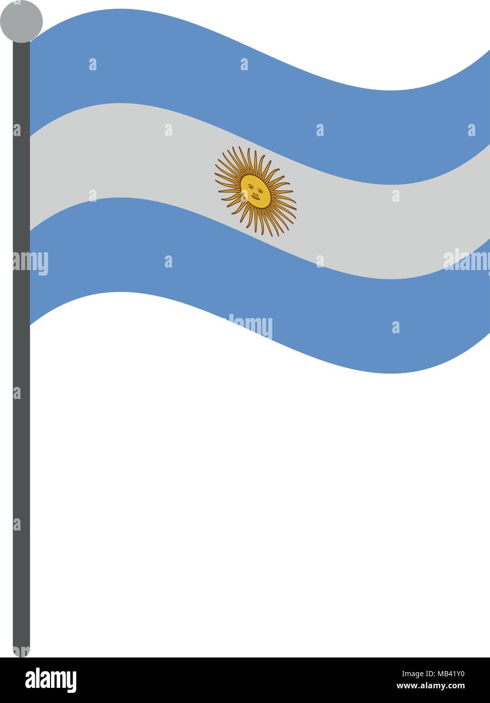 Argentina national flag Stock Vector Image & Art - Alamy
