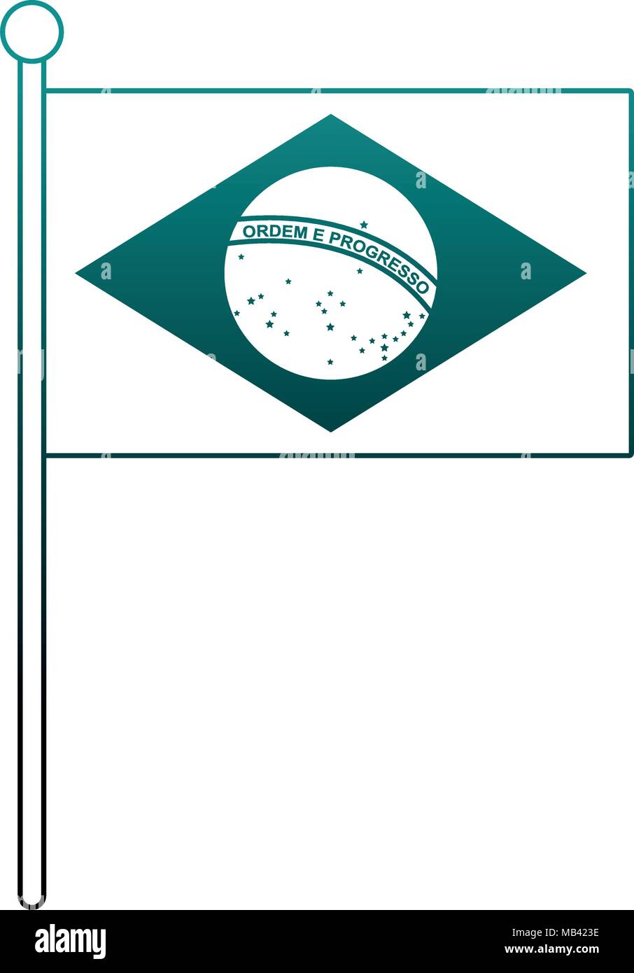 Brazil national flag Stock Vector Image & Art - Alamy