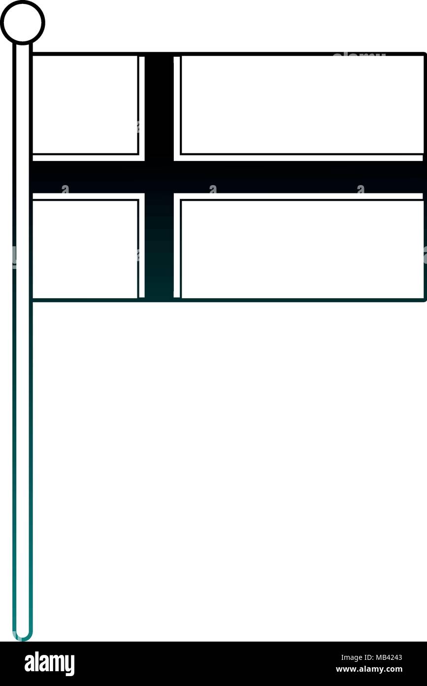 England flag pole Stock Vector Images - Alamy