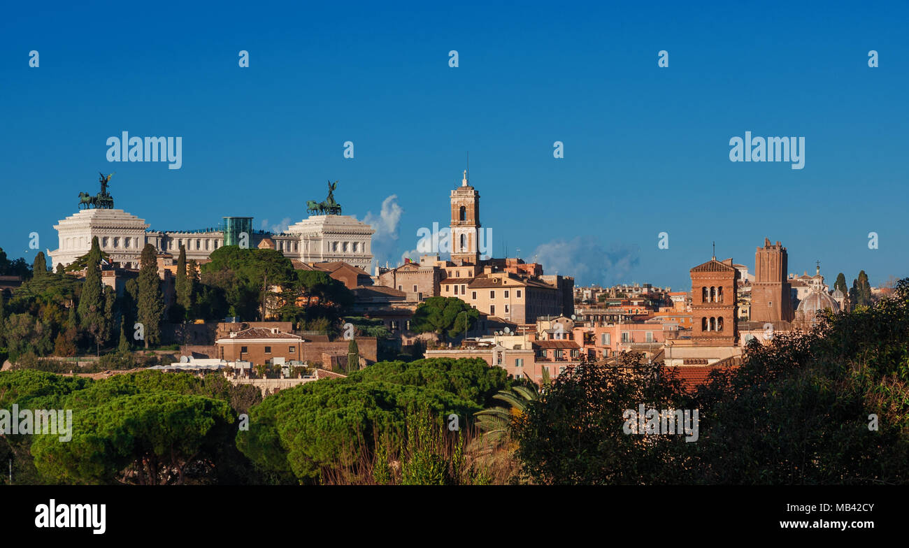 Capitol rome view hi-res stock photography and images - Alamy