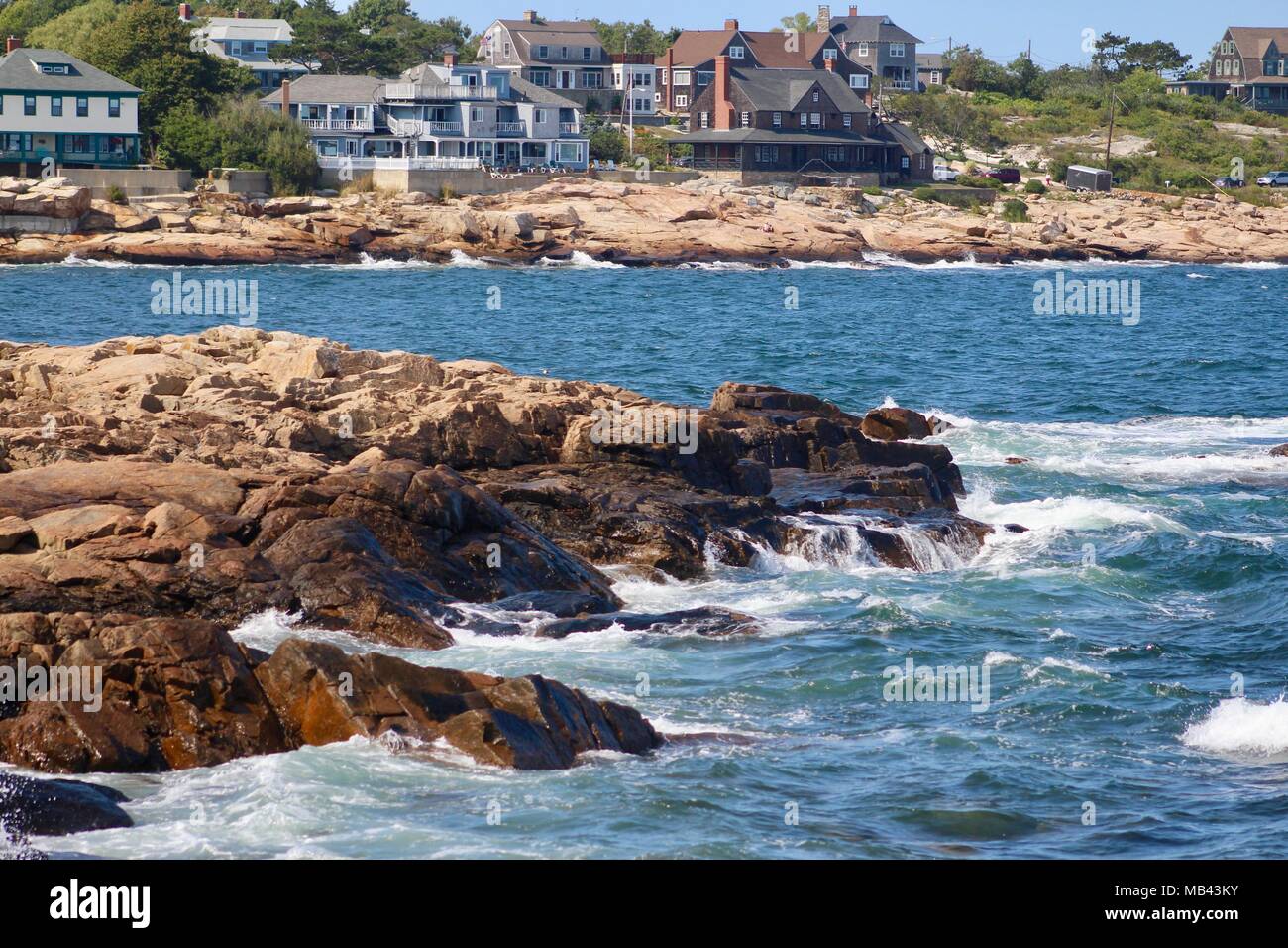 A short hike in Rockport, Massachusetts, brings you overlooking the ...