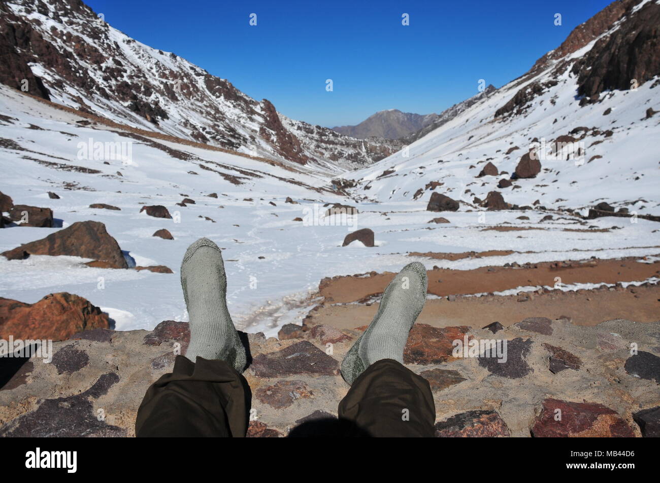 Morocco, High Atlas Mountains 2013. (Refuge du Toukal) Refuge Toukal ...