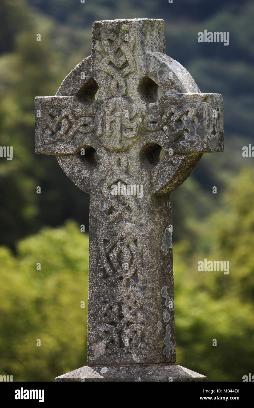 Glendalough, Irish monastery Stock Photo - Alamy