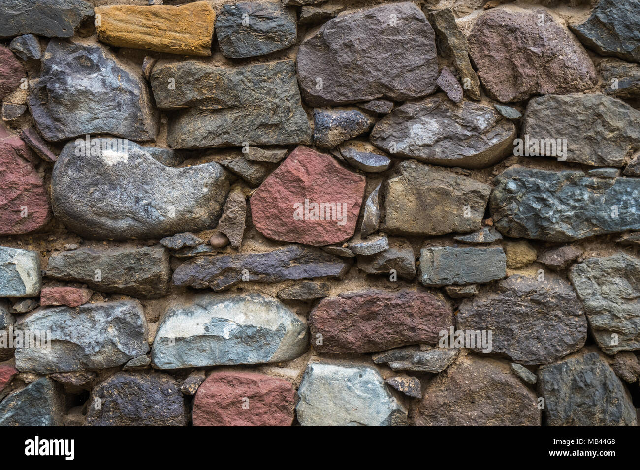 Texture of old rock wall for background, Medieval stone wall Stock ...