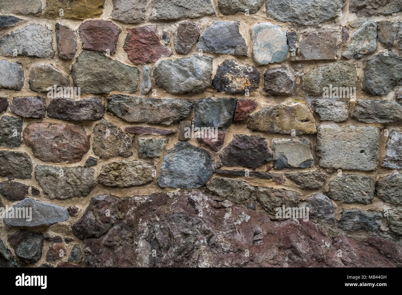 Texture of old rock wall for background, Medieval stone wall Stock ...