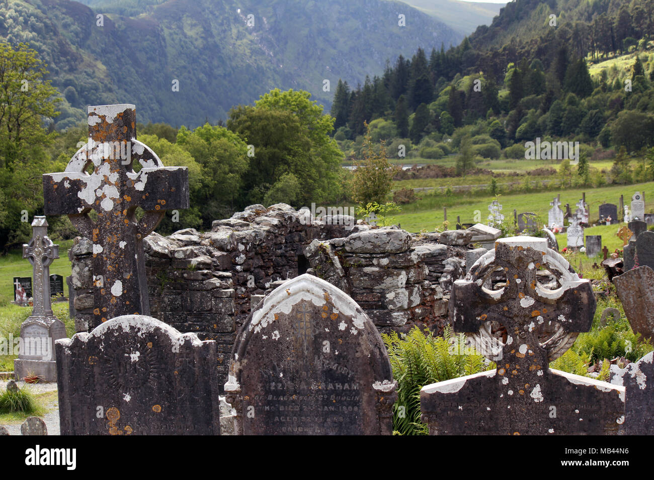 Glendalough Monastery Stock Photos & Glendalough Monastery Stock Images ...
