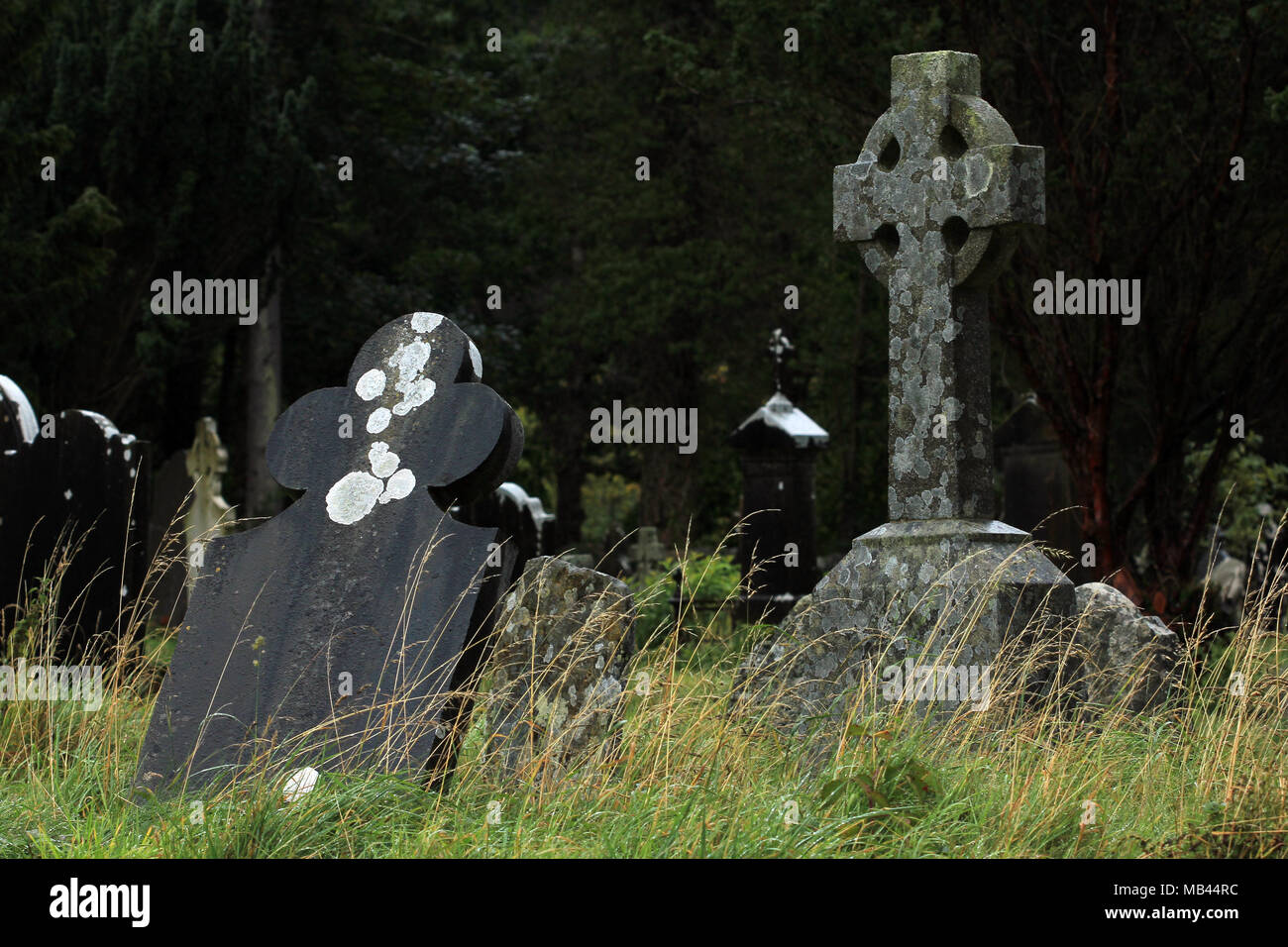 Glendalough, Irish monastery Stock Photo - Alamy