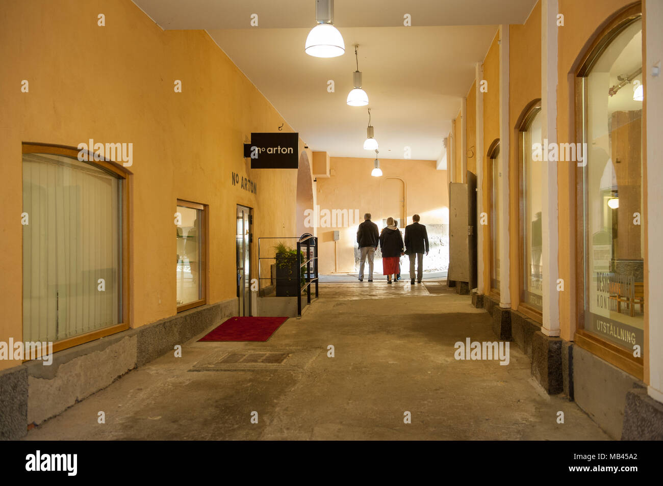 Knappingsborg city block in Norrkoping. Norrkoping is a historic ...