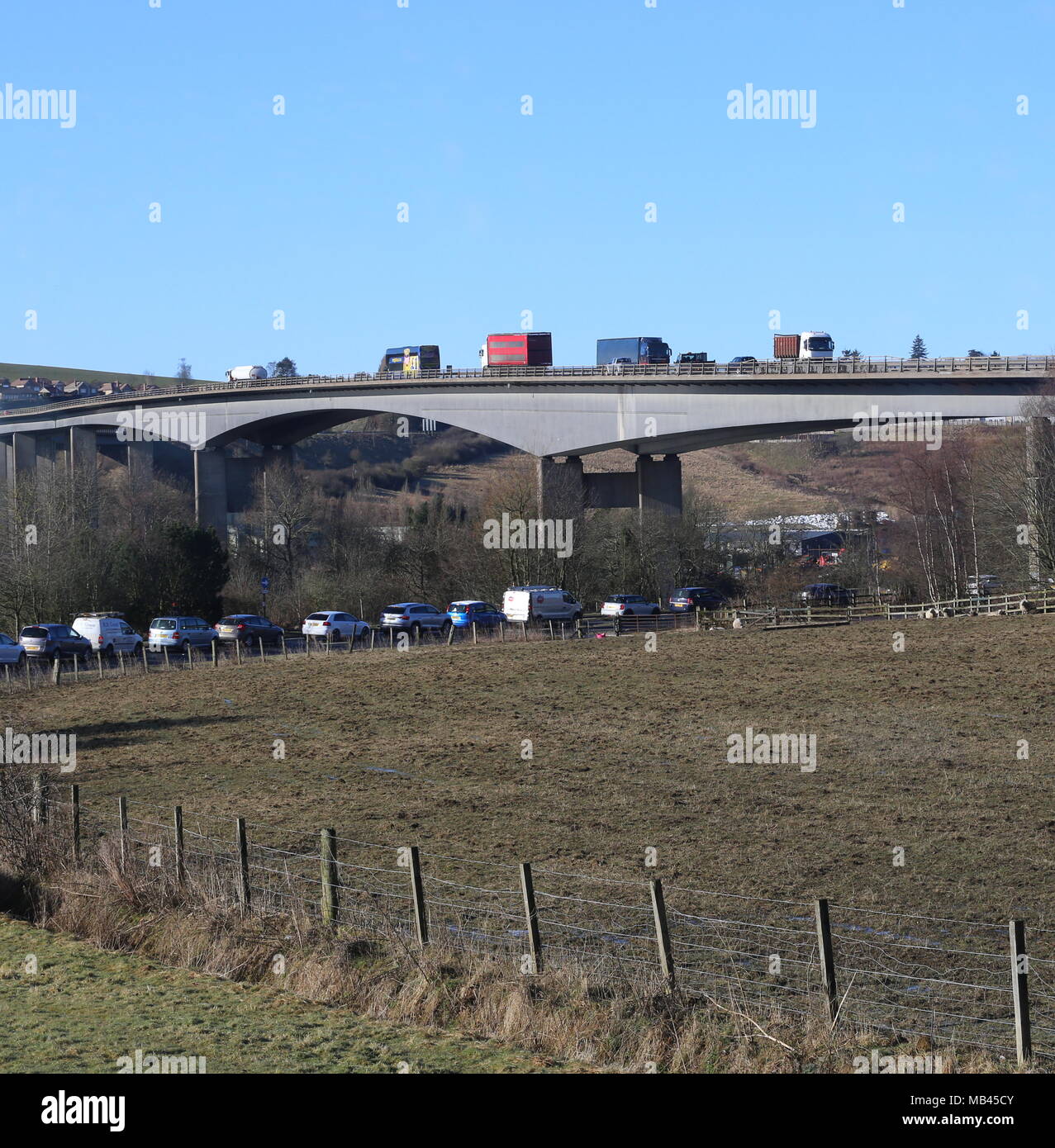 Traffic congestion scotland hi-res stock photography and images - Alamy