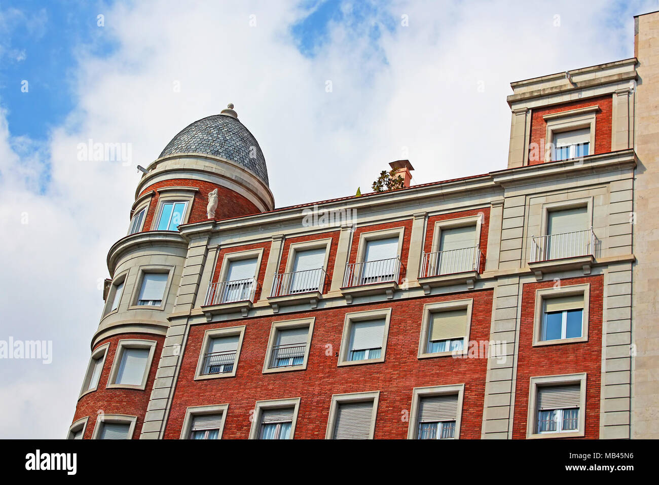Building facade of great architectural interest in the city of ...