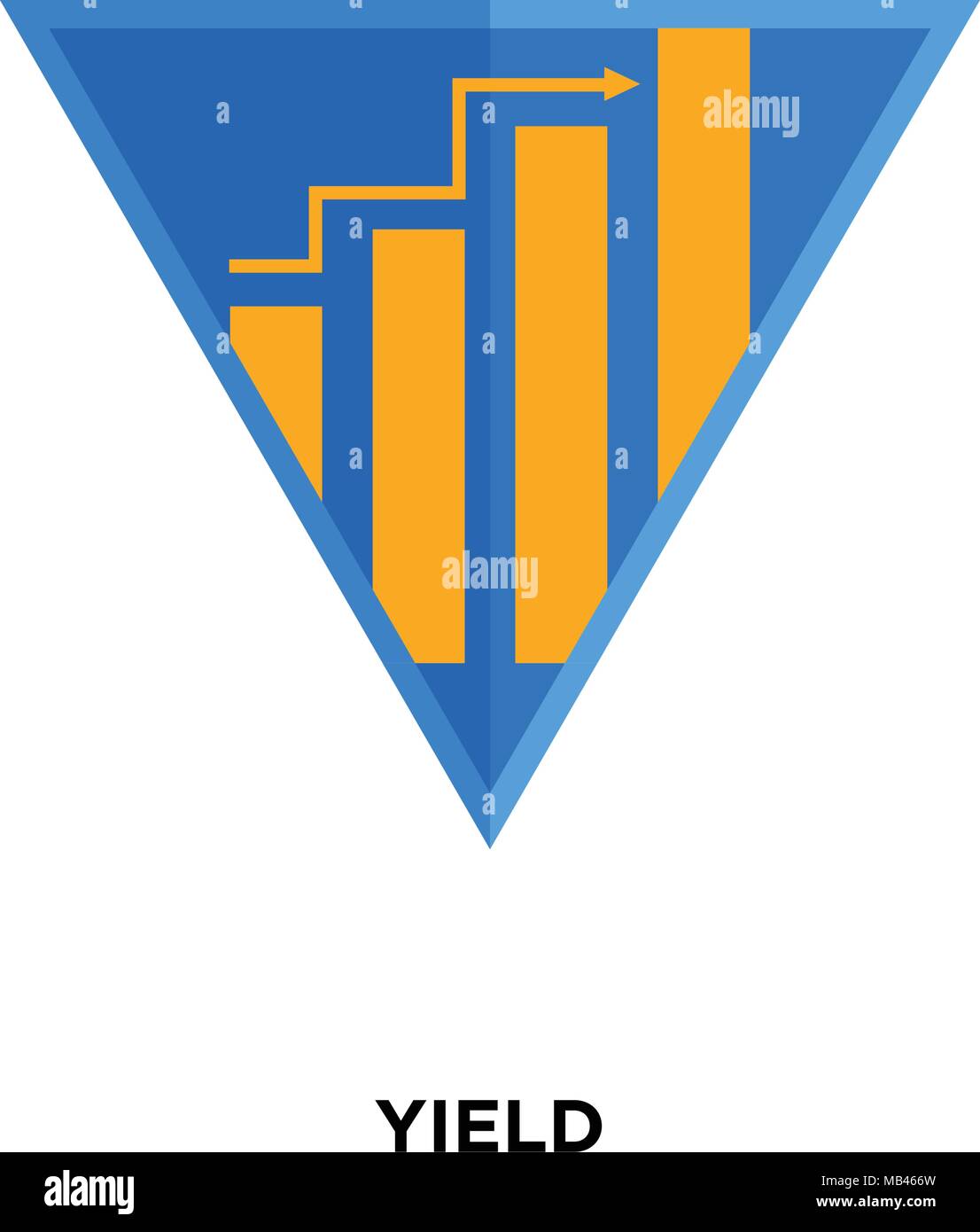 yield icon isolated on white background for your web, mobile and app ...