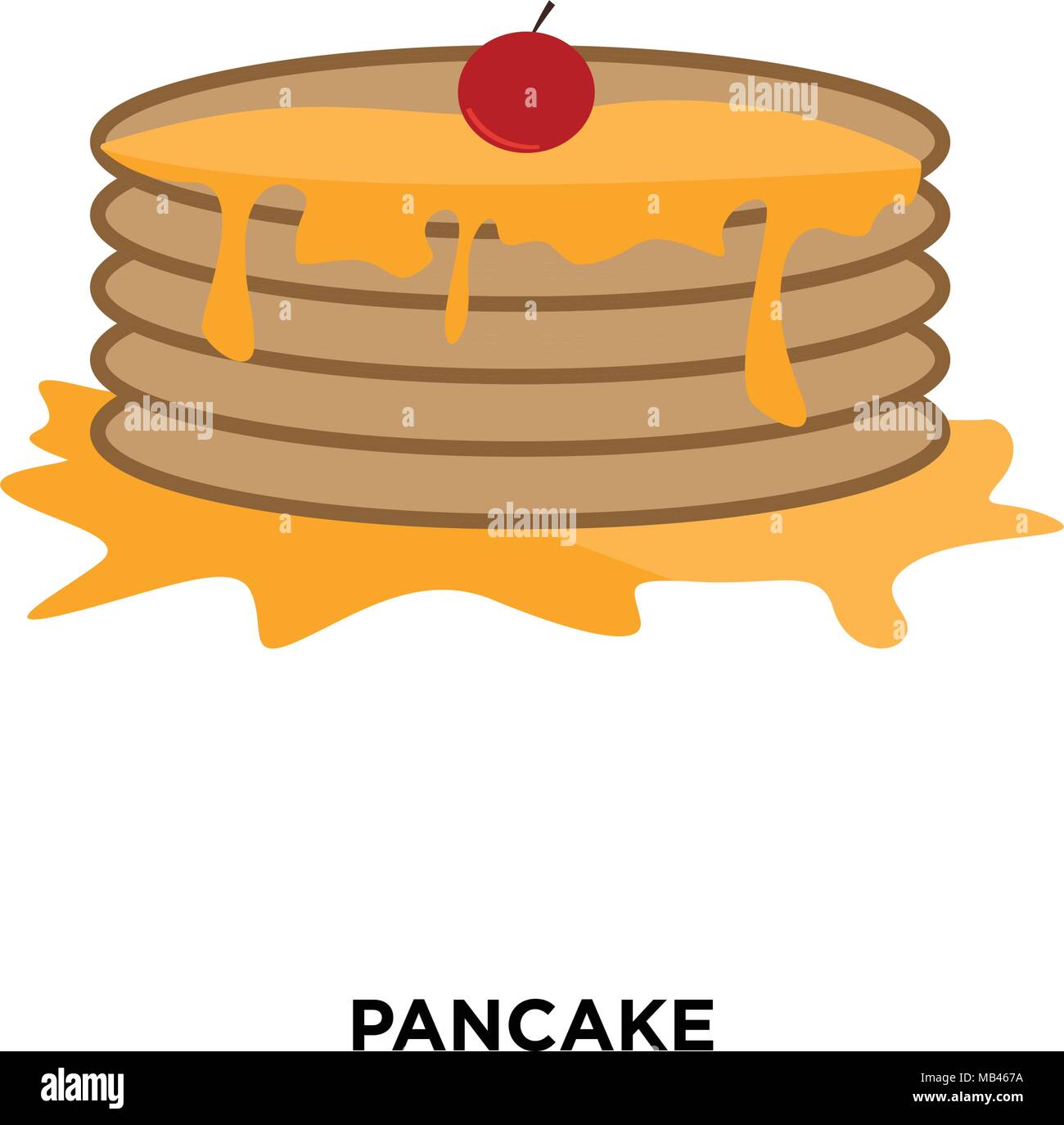 pancake icon isolated on white background for your web, mobile and app ...