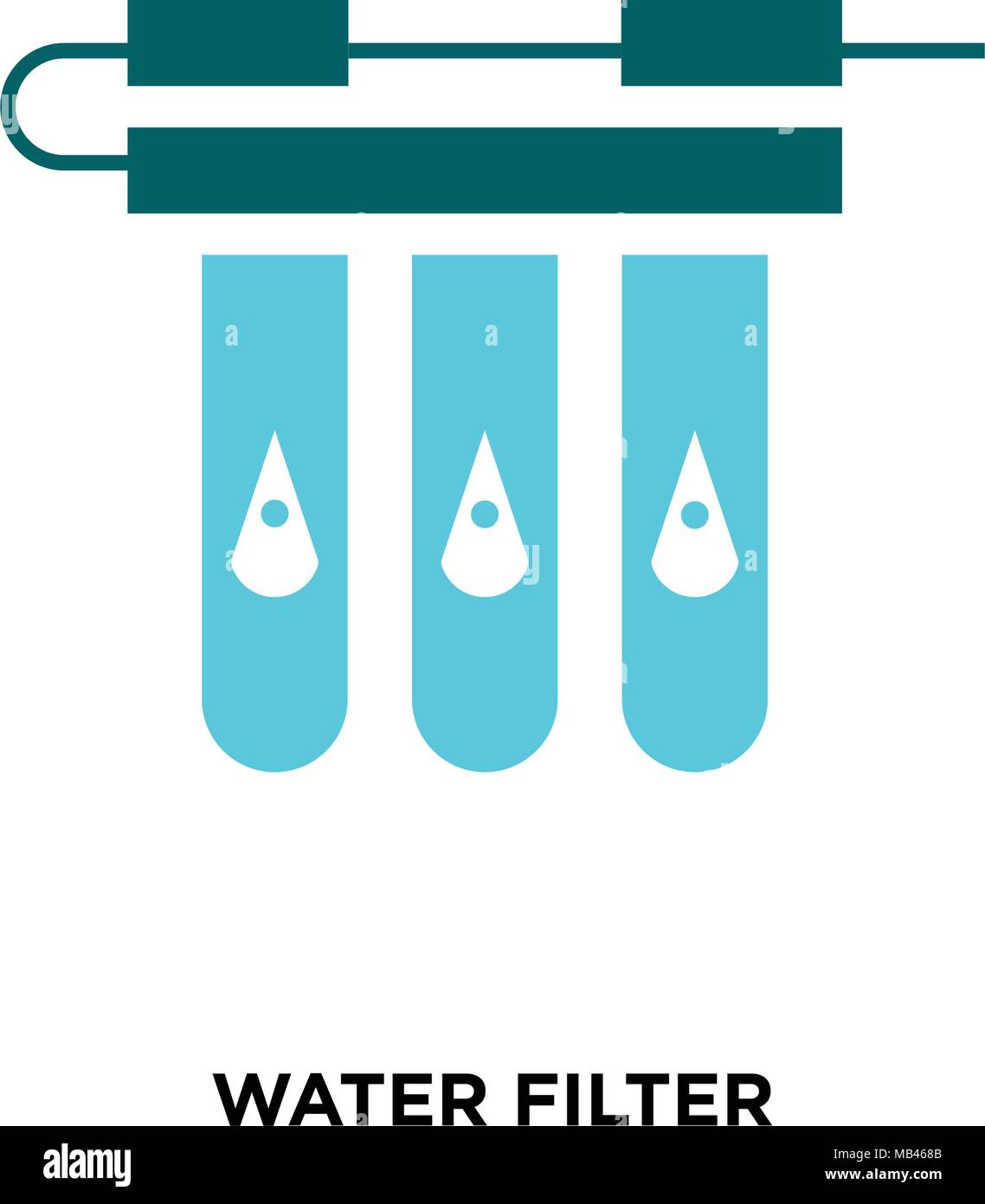 water filter icon isolated on white background for your web, mobile and ...