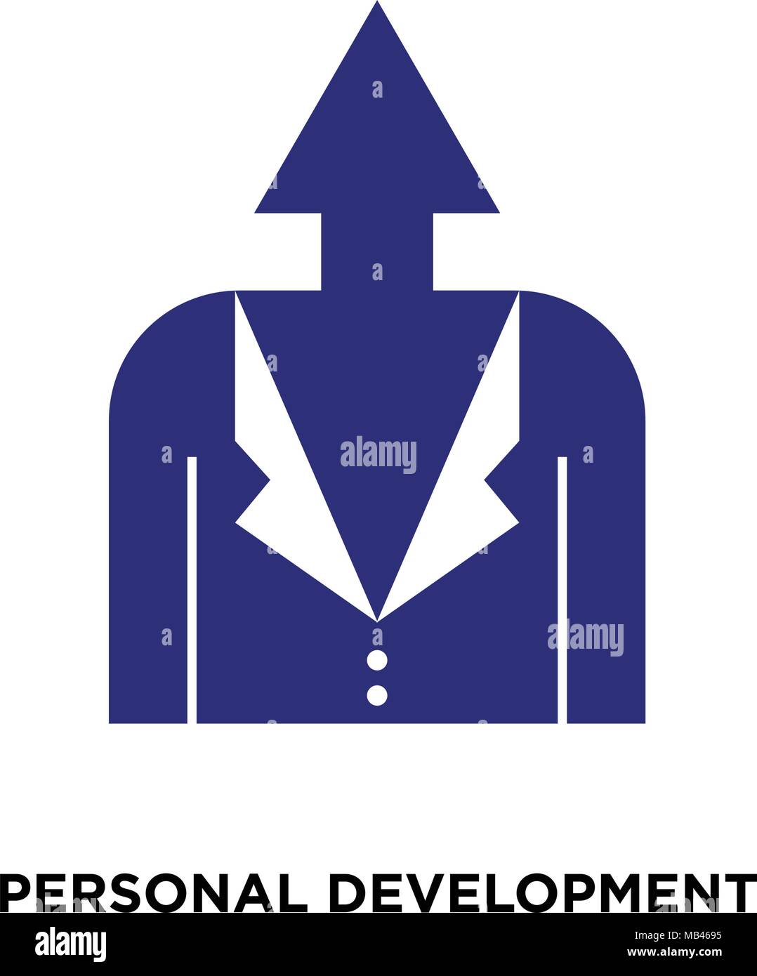 personal development icon isolated on white background for your web ...