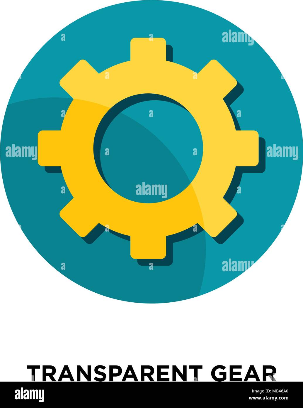 transparent gear icon isolated on white background for your web, mobile ...